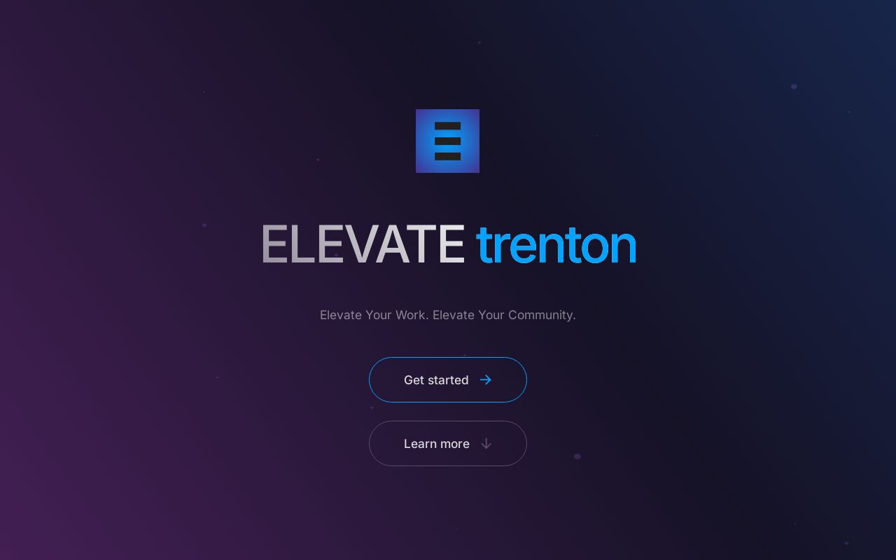 ELEVATE Landing Page